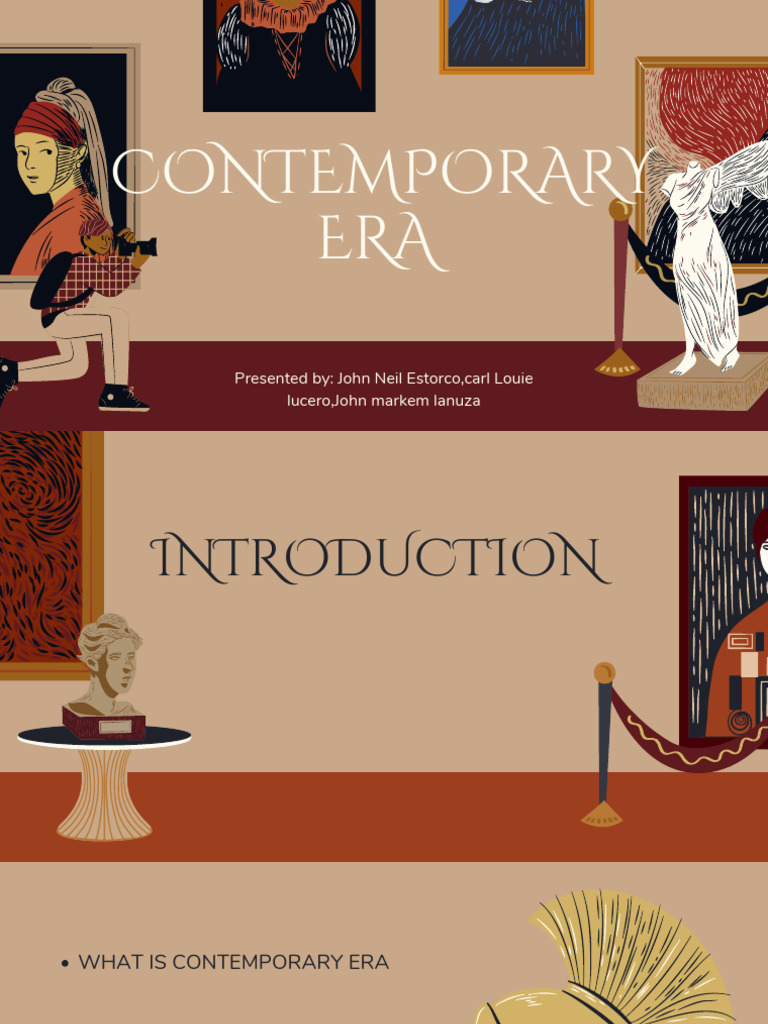 Contemporary Era Overview | PDF | Paintings | The Arts
