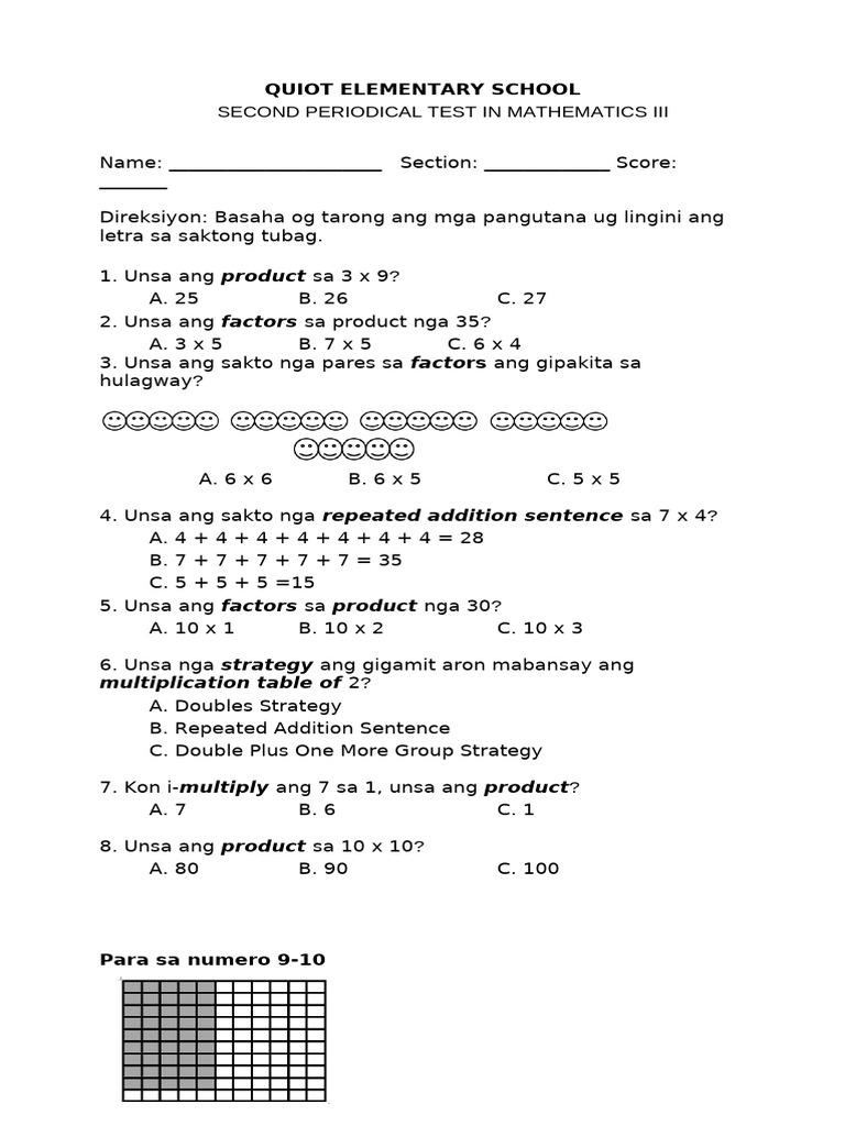 2nd Periodical Test 2022-2023 | PDF