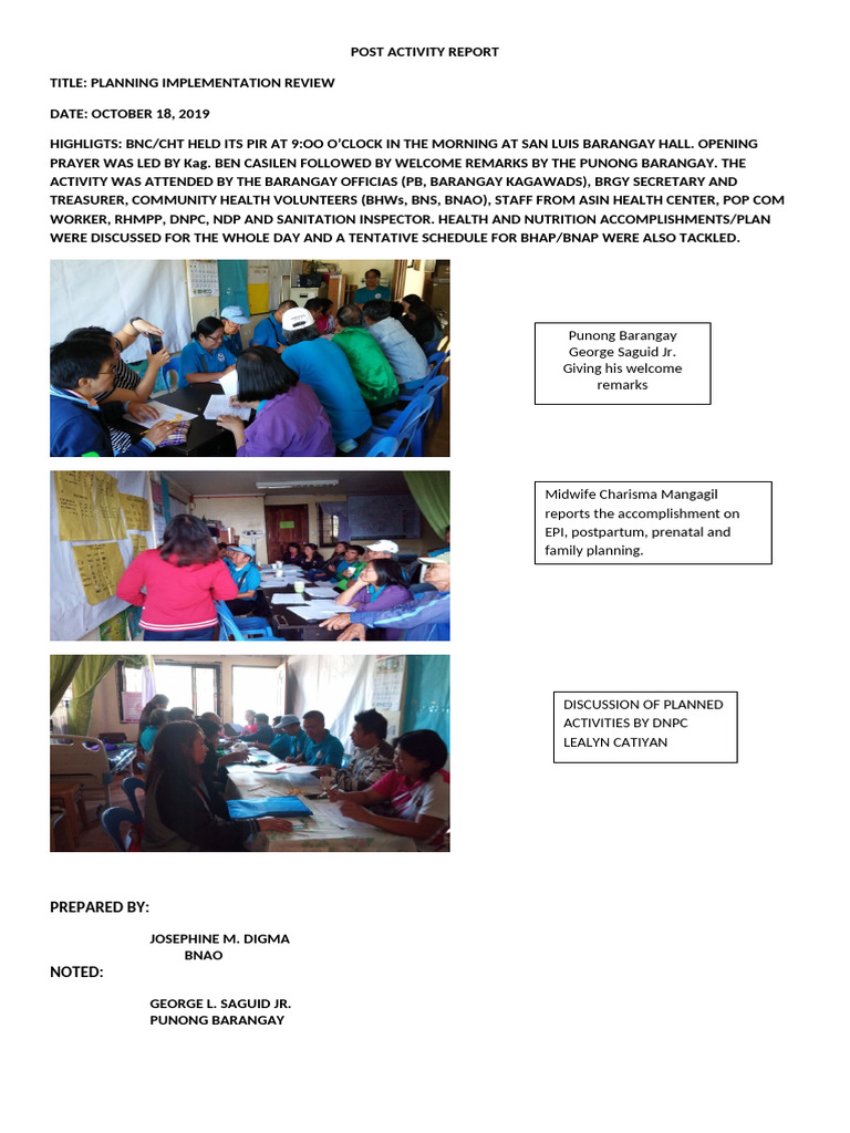 Document Activity Report | PDF