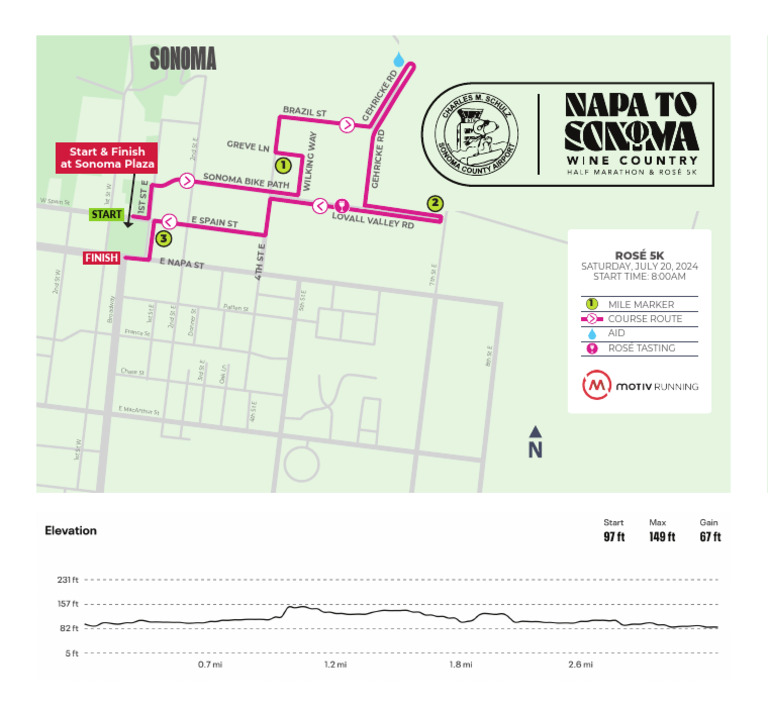 NSWC CourseMap5K 2024 Elevation | PDF