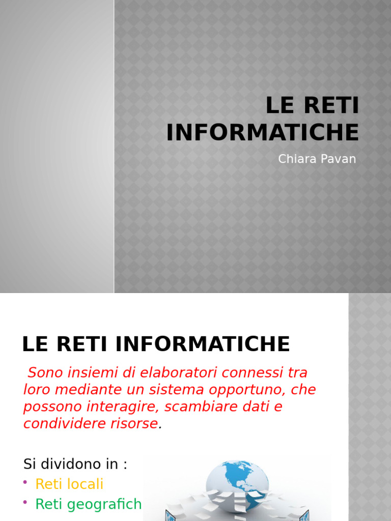 Le Reti Informatiche | PDF