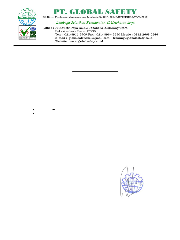 Surat Keterangan Lulus Dwi 0524 | PDF