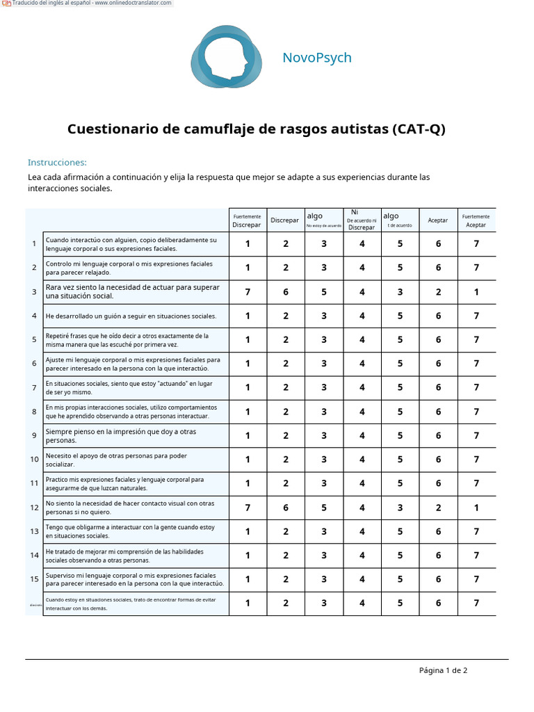 Cat-Q Camuflaje Español | PDF
