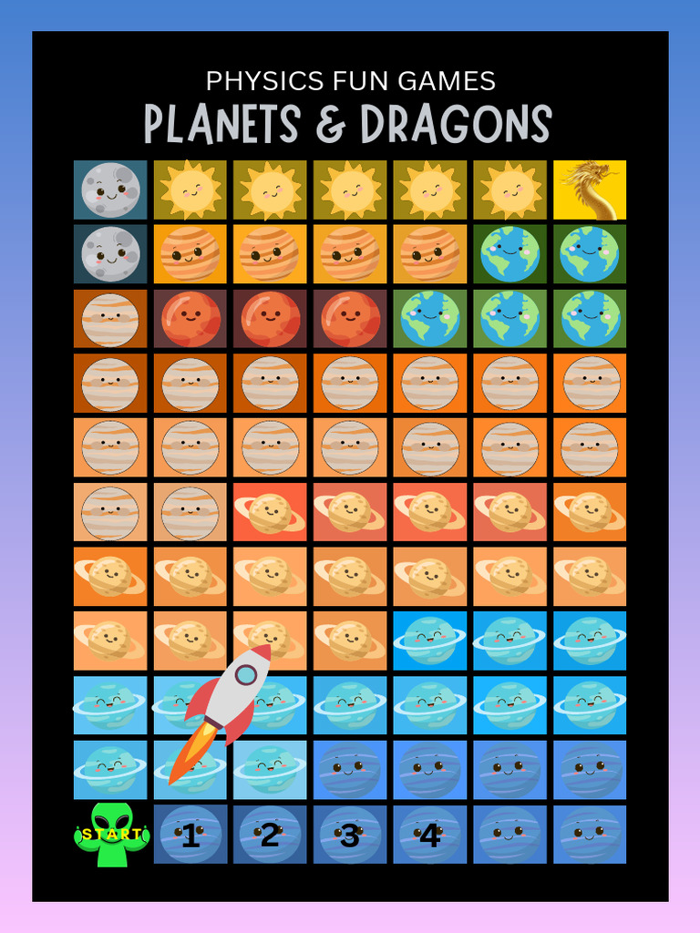 Planets & Dragons: Physics Fun Games | PDF