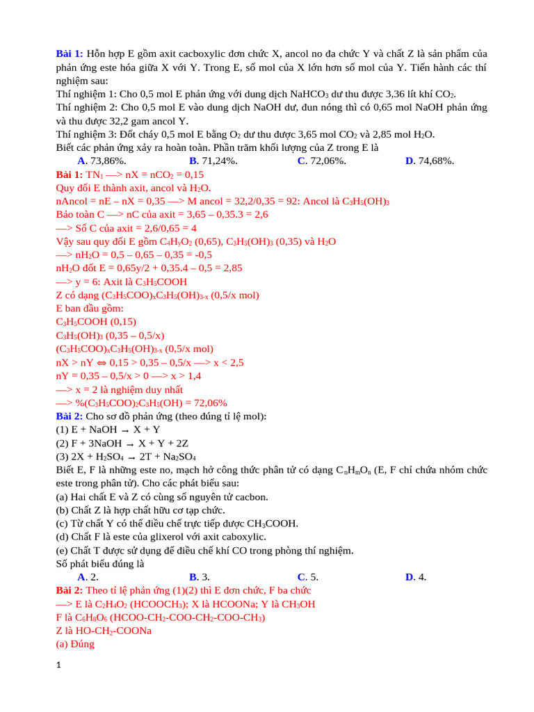 ĐA - Este Bai Tap VDC | PDF