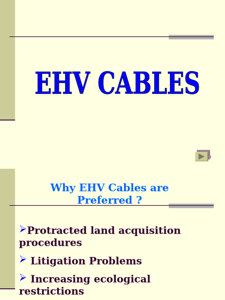 3.EHV Cables | PDF