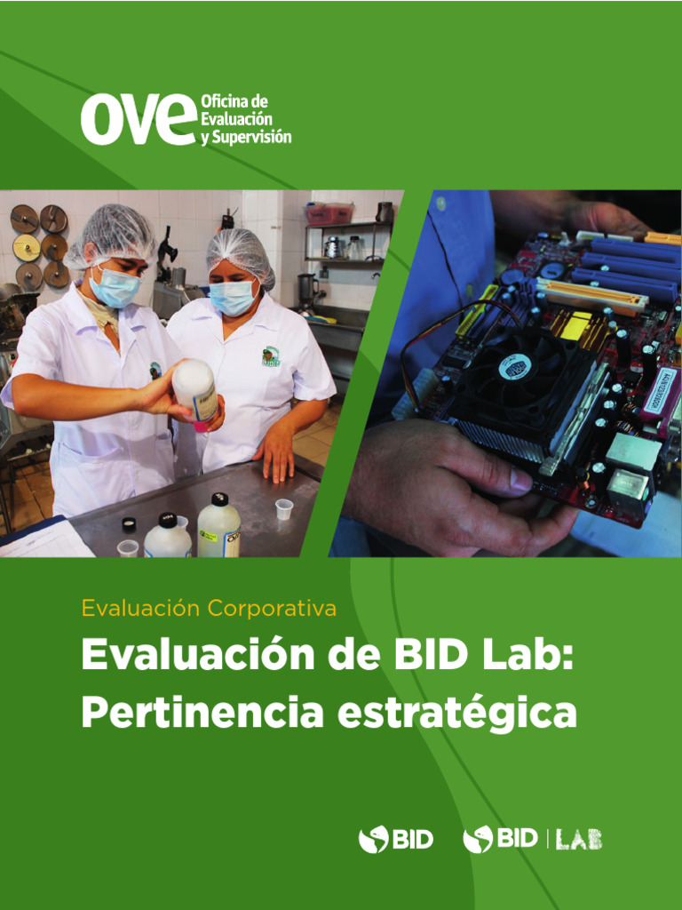 Evaluacion de BID Lab Pertinencia Estrategica | PDF