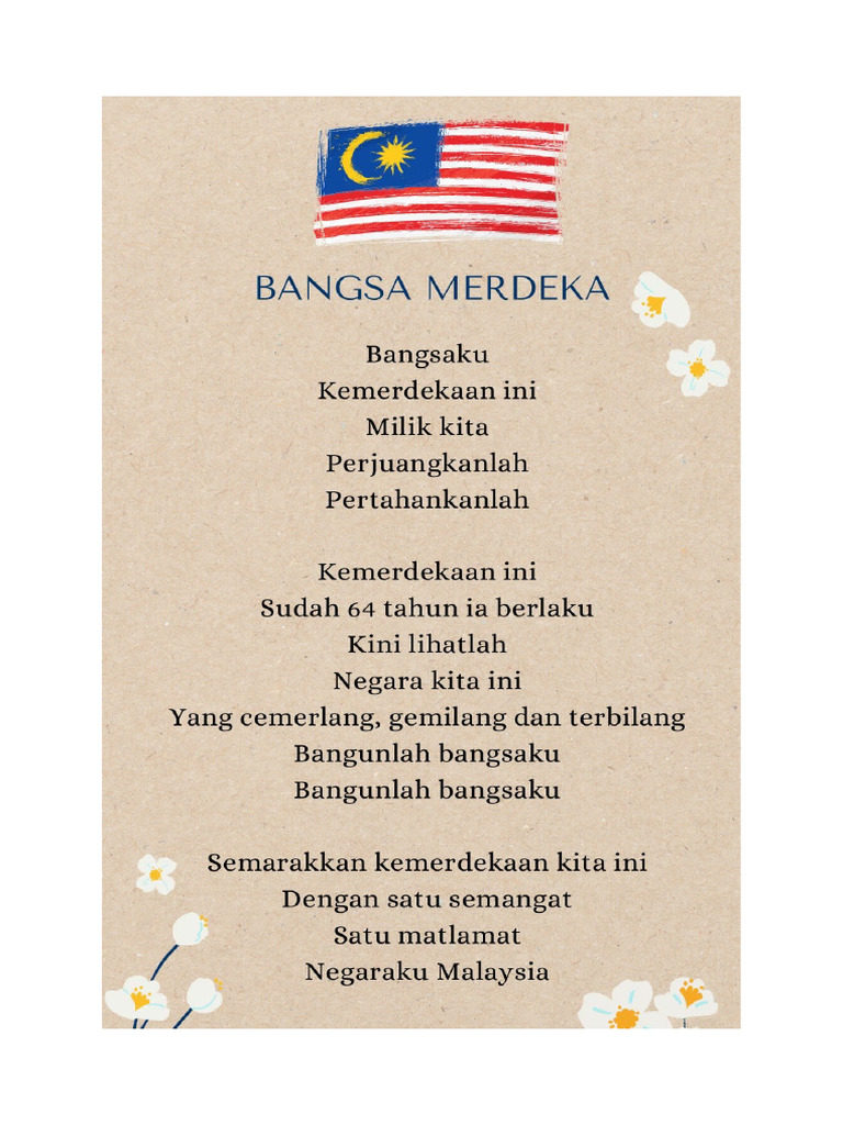 Sajak Merdeka | PDF