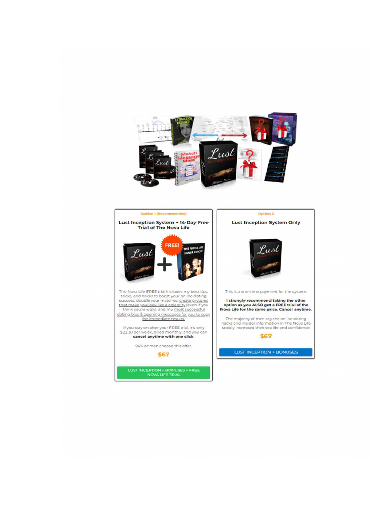 Lust Inception System Book Alister Nova | PDF