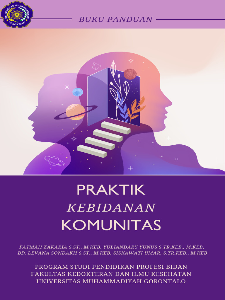 Purple Illustrated Couples Communication Book Cover | PDF