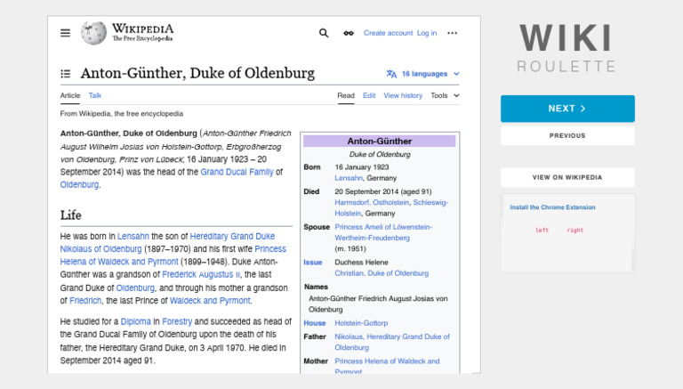 WikiRoulette 2 — Random Wikipedia Pages | PDF
