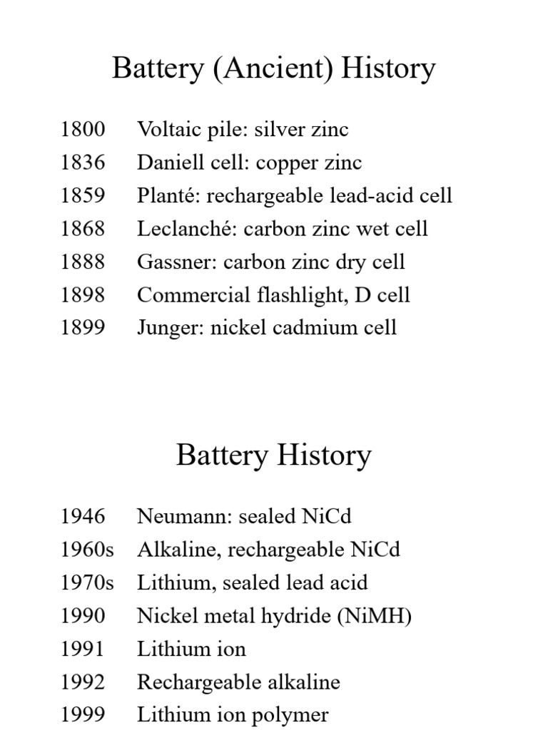 Unit 2 Battery System Engineering | PDF | Rechargeable Battery ...