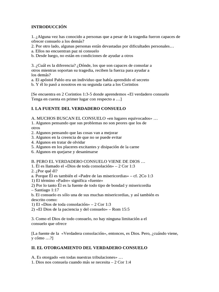 Dios de Todo Consuelo | PDF