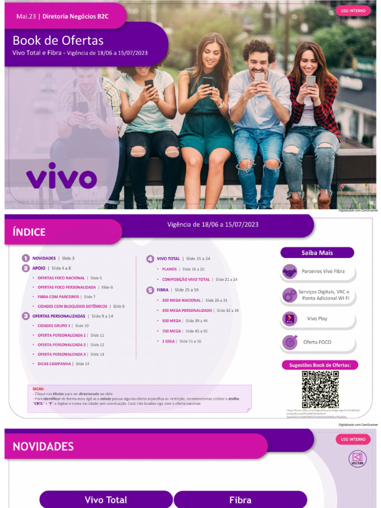 Book de Ofertas - Vivo Total e Fibra - 18 Jun 23 - v1 | PDF