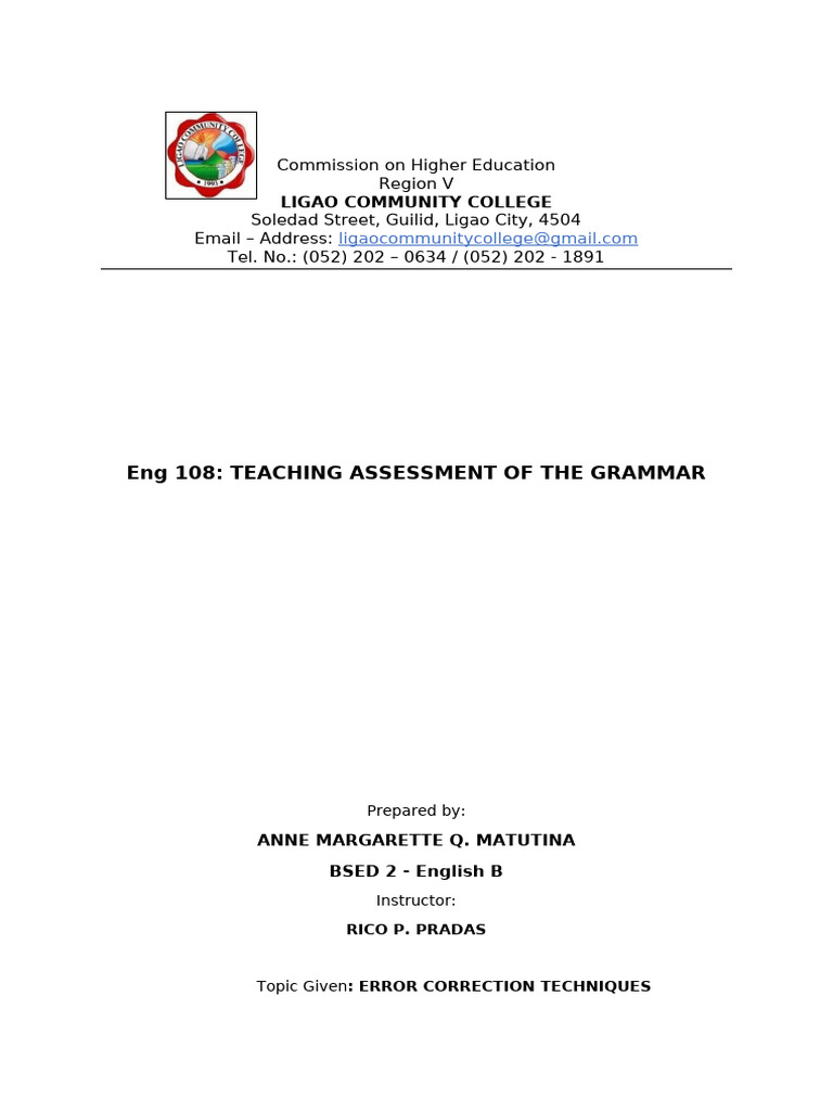 Error Correction Techniques | PDF