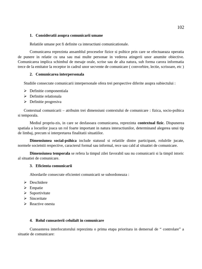 Comunicare Interpersonala 3 | PDF