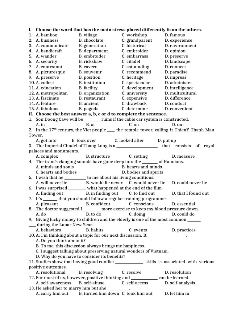 ÔN TẬP ANH 9 HK1 2022-2023 | PDF