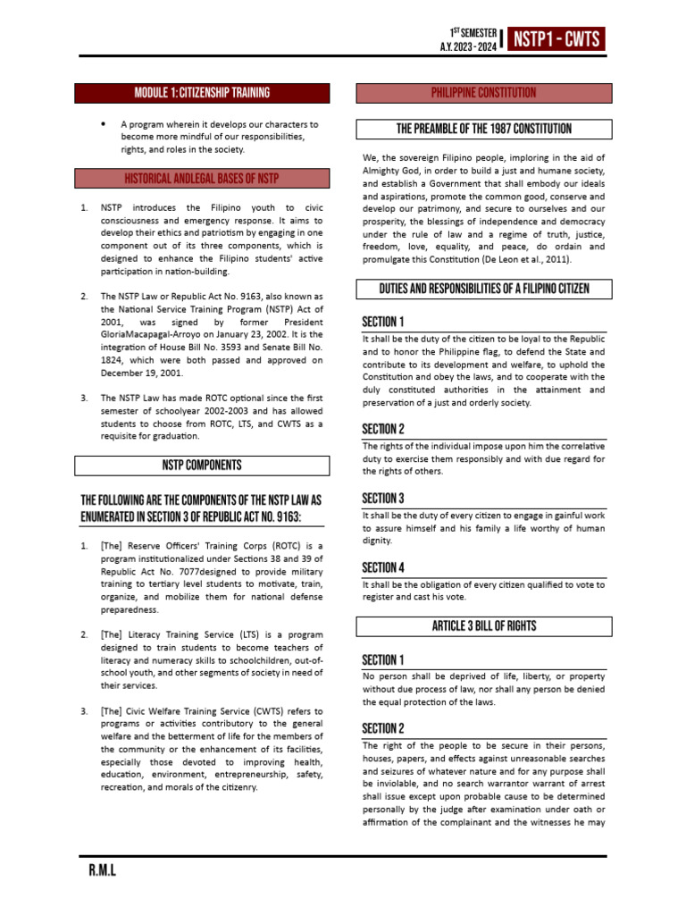 Cwts Midterms Reviewer | PDF