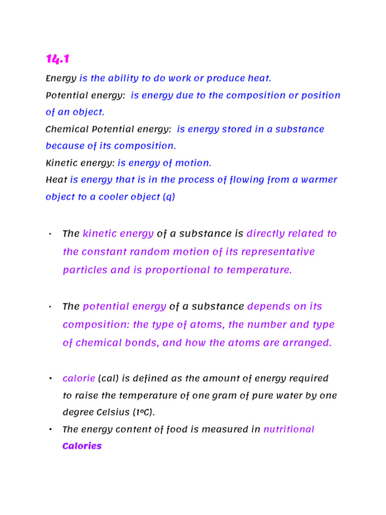 Chemistry Notes Highschool | PDF