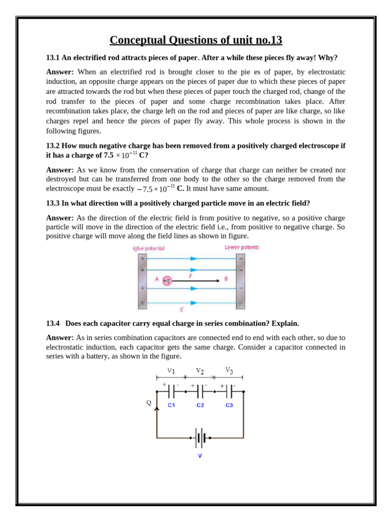Conceptual Questions 13 | PDF