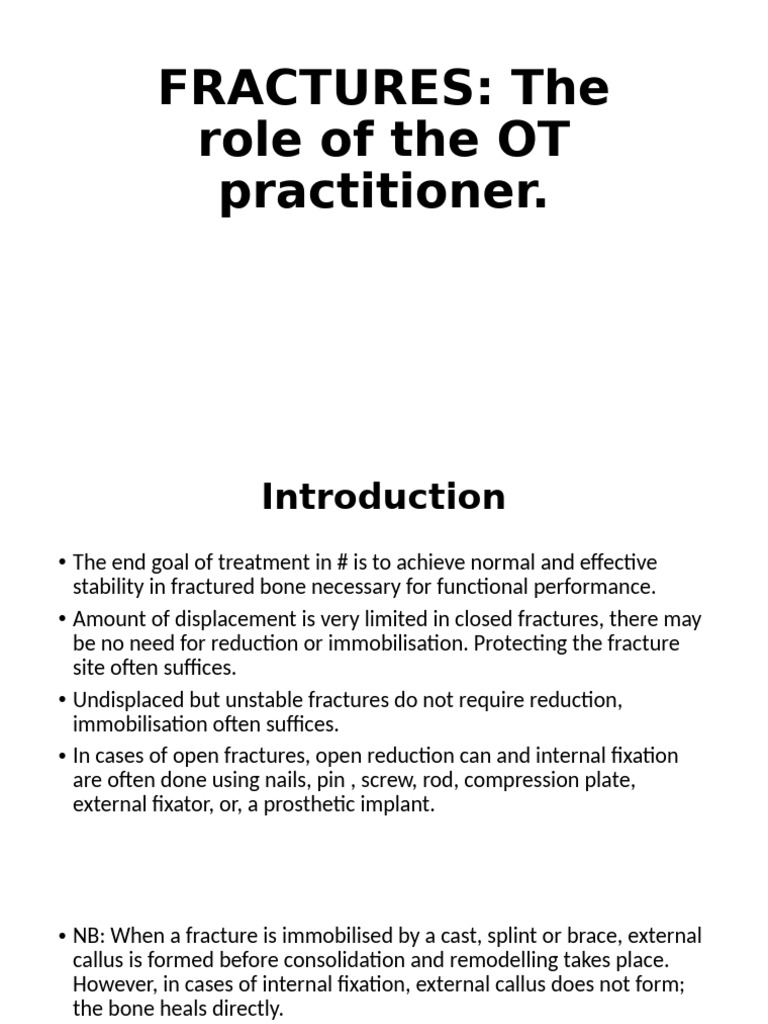 Fractures 1 | PDF