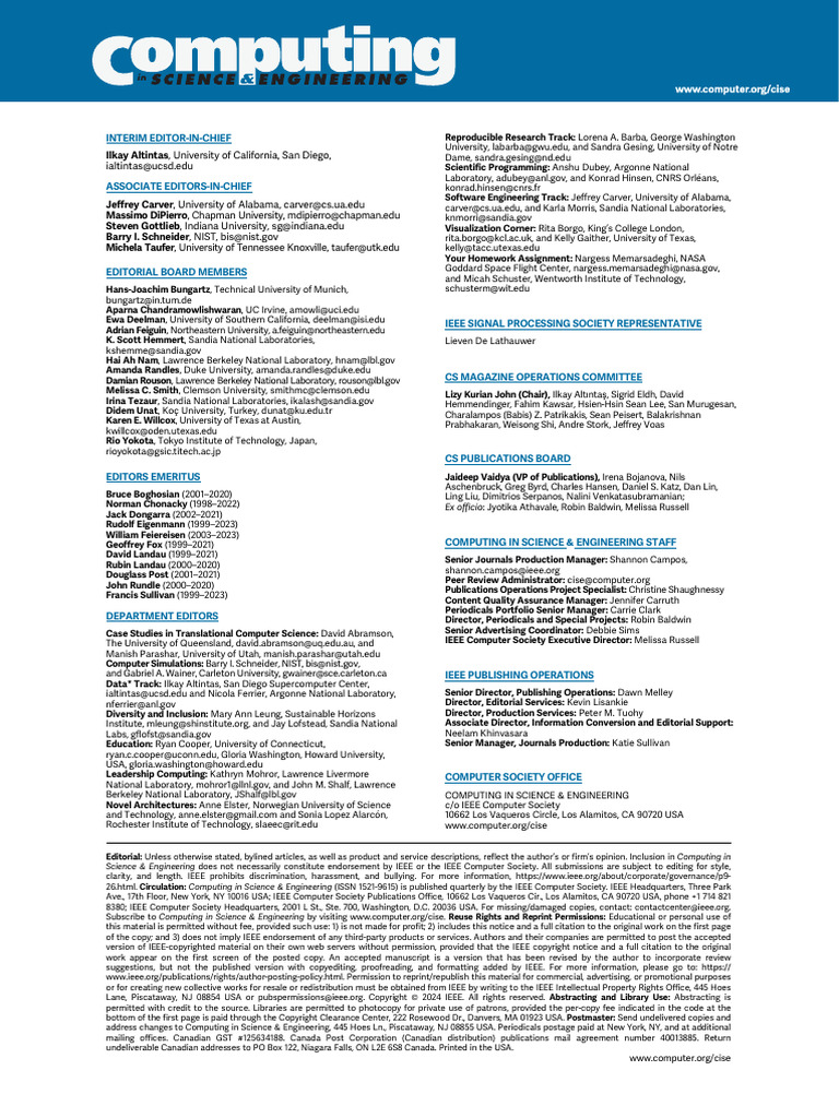 Masthead | PDF