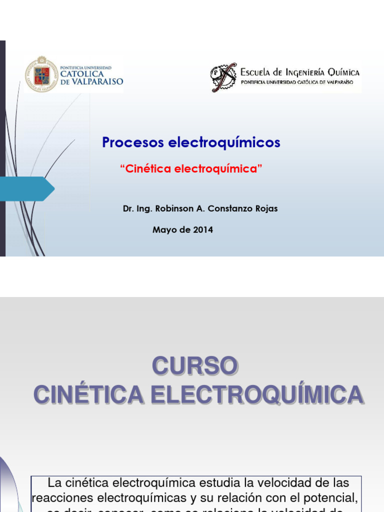 Cinetica Electroquimica I 2015 | PDF