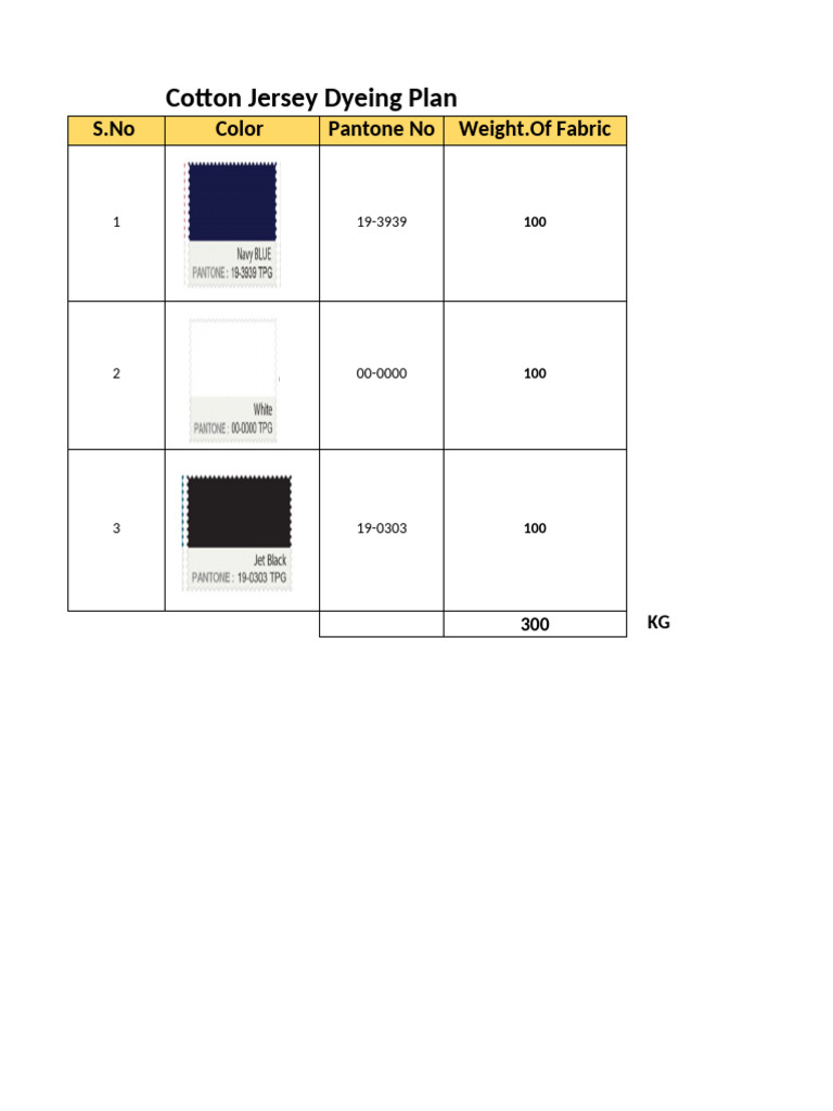 Jersey Planning Sheet 2024 | PDF