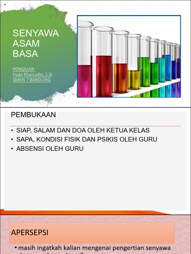 MEDIA PEMBELAJARAN PPT ASAM BASA Rev01 | PDF