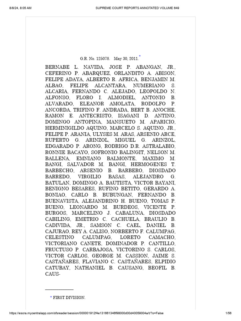 Navida vs. Dizon, G.R. No. 125078 | PDF