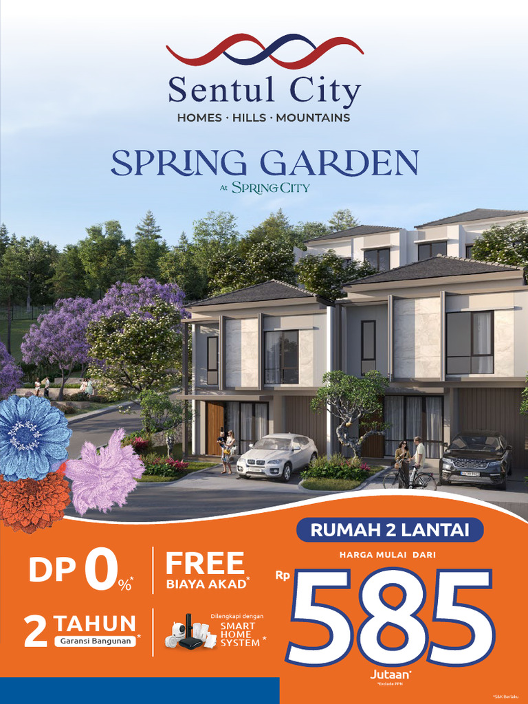 E-Brochure Cluster Spring Garden Sentul City | PDF