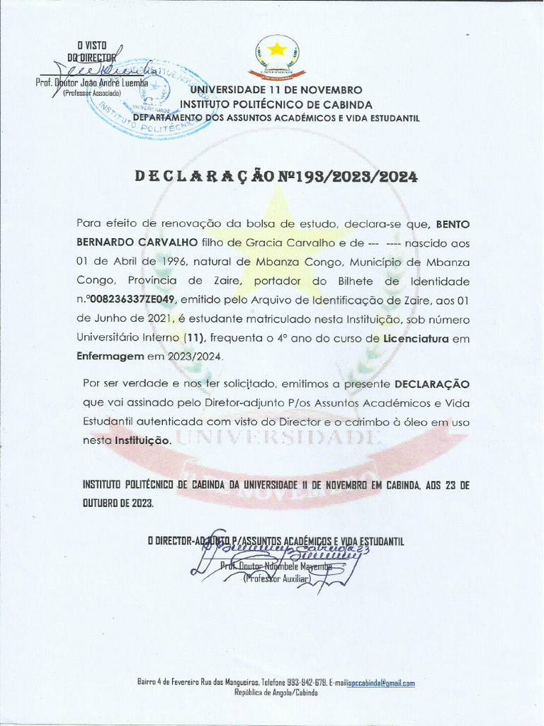 Decl de Frequência | PDF