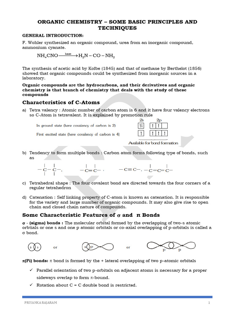 Some Basic Concepts - Organic Chem - Pramati | PDF