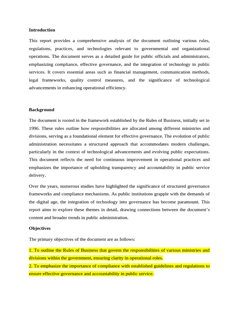 Secretariate Instructions 2024 | PDF