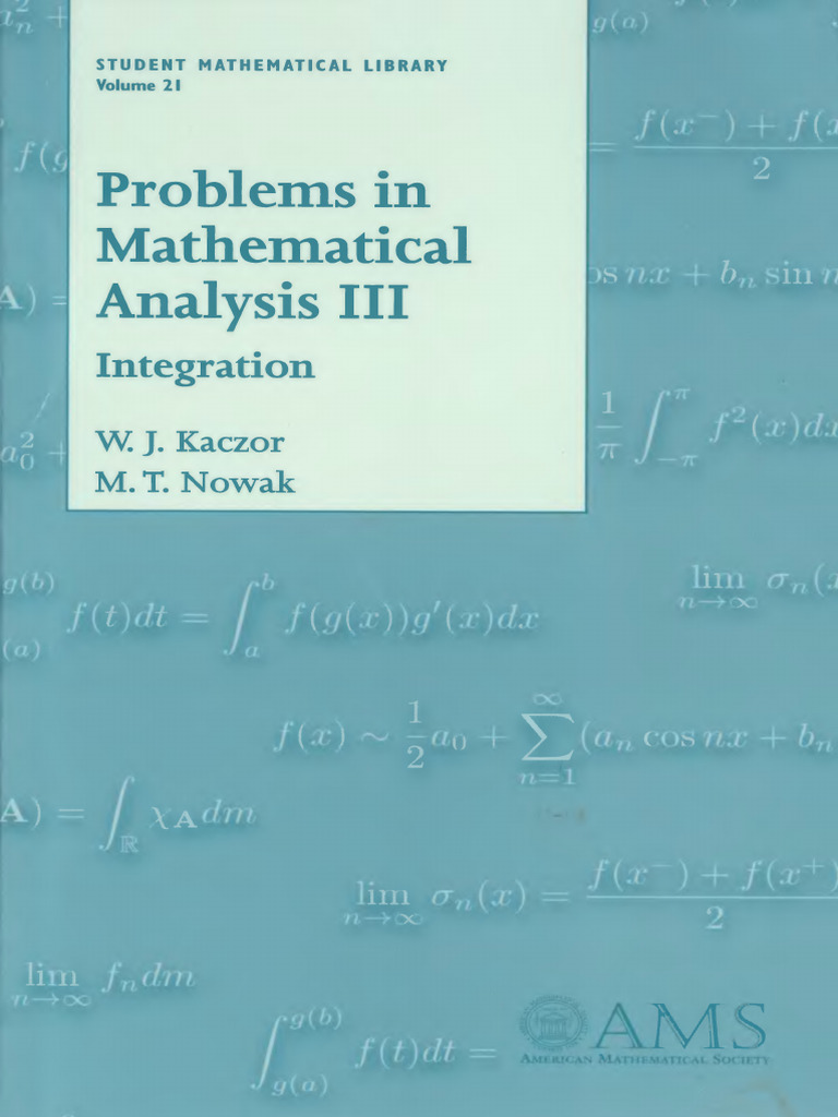 Problems in Mathematical Analysis. III ( PDFDrive ) | PDF
