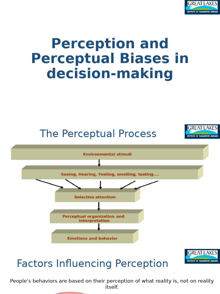 Perception and Perceptual Biases-For Sharing | PDF