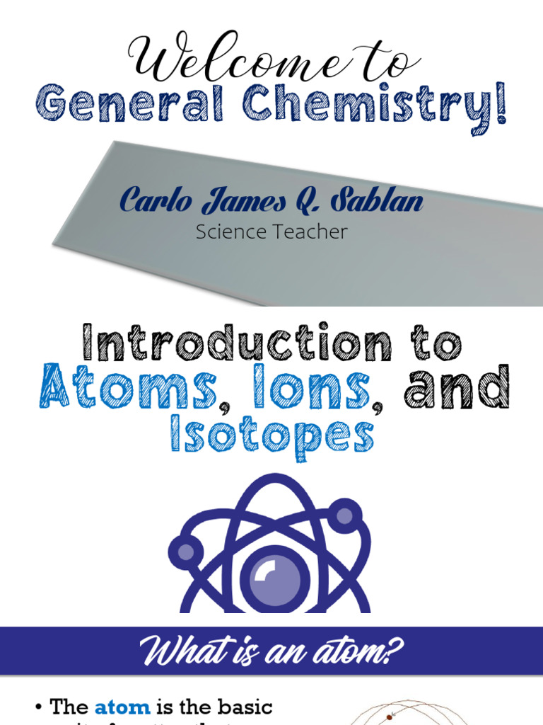 5 Atoms Ions Isotopes | PDF