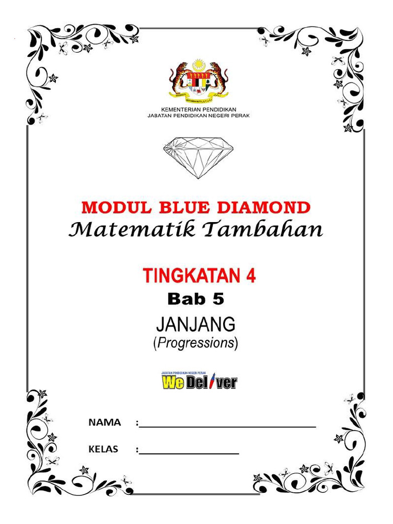 T4 Bab 5 Janjang - Modul Blue Diamond | PDF | Mathematics