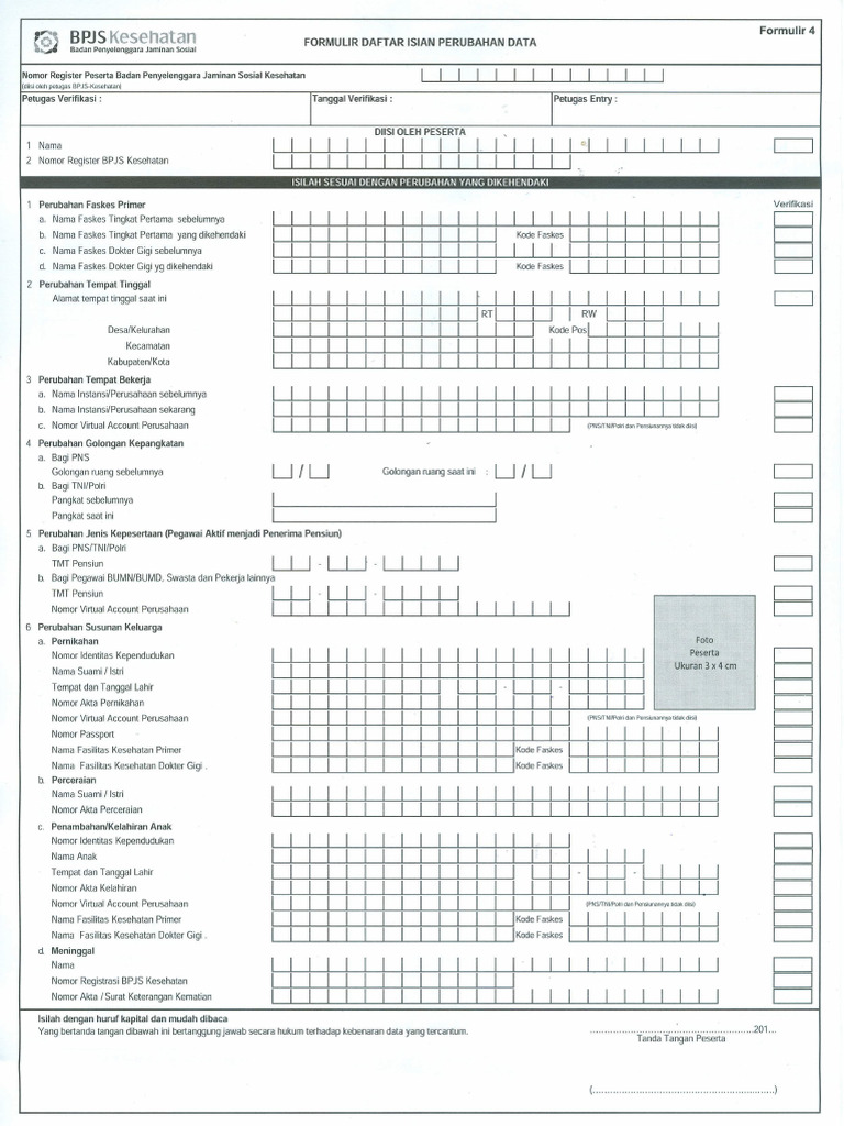 SodaPDF-converted-3. Formulir Perubahan Data BPJS Kesehatan (LAMA) | PDF