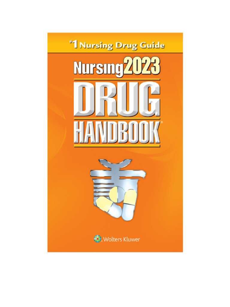 Nursing2023 Drug Handbook | PDF