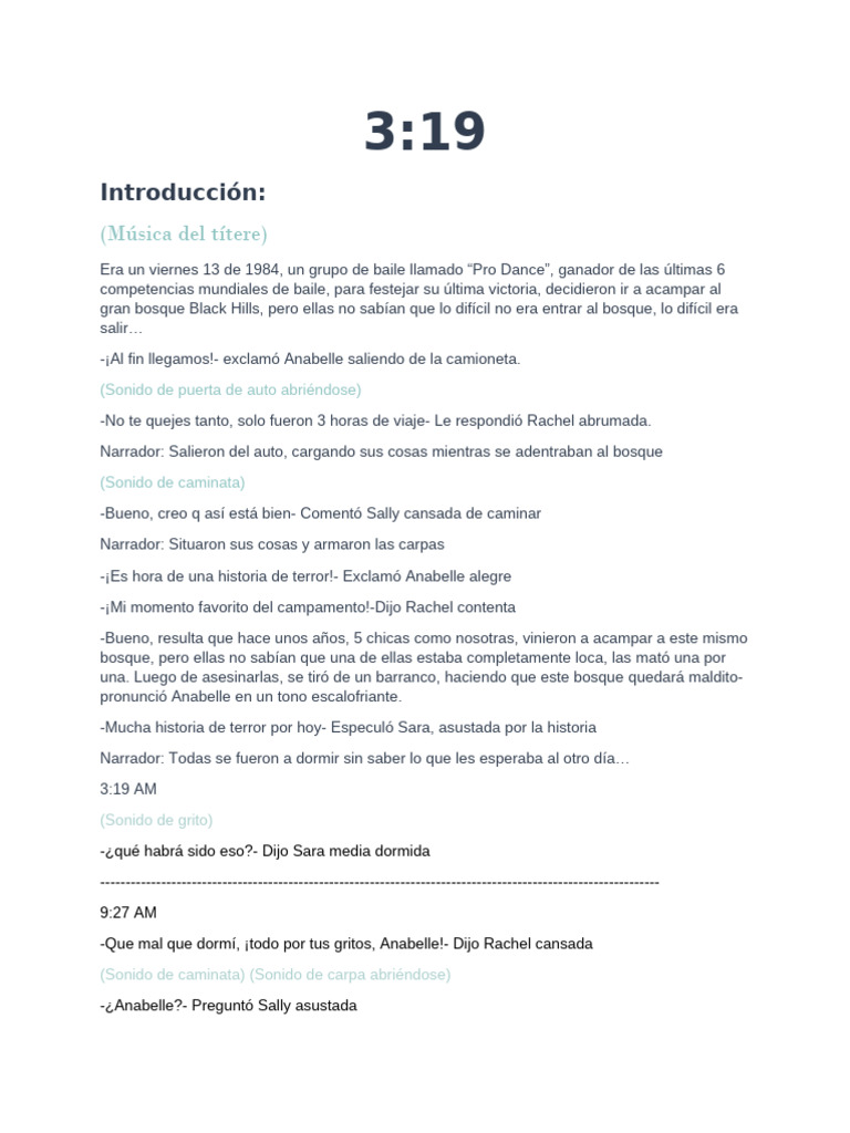 Parcial final id. español | PDF