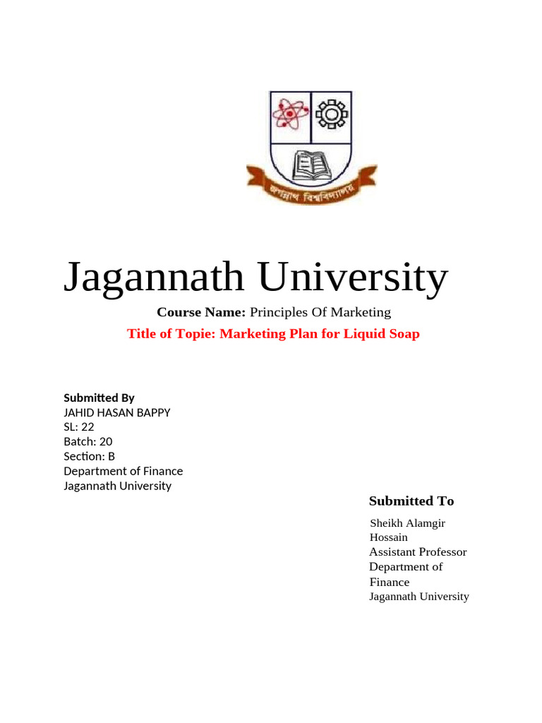 Liquid Soap Doc1 | PDF