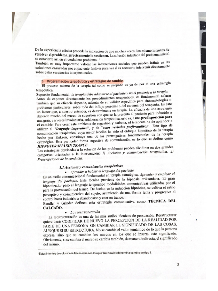 La Experiencia Clínica Procede La Indicación de Que Muchas Veces | PDF