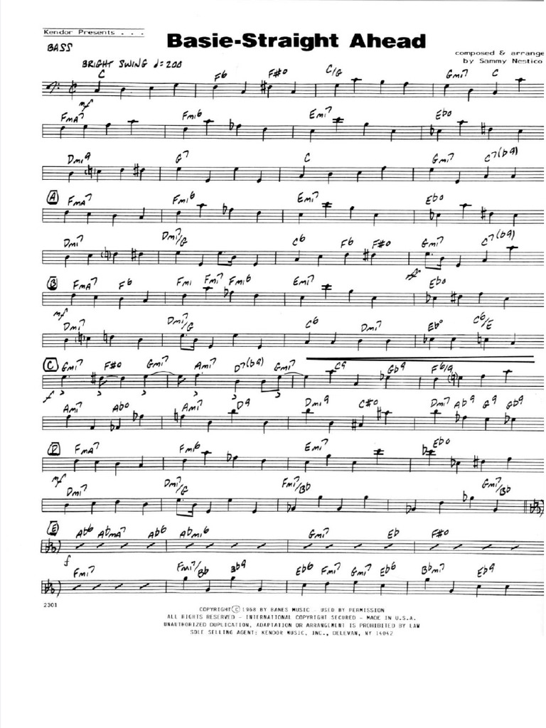 Basie Straight Ahead | PDF
