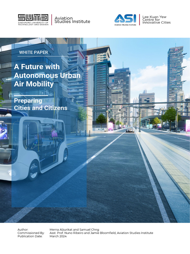 ASI A Future With Autonomous Urban Air Mobility | PDF
