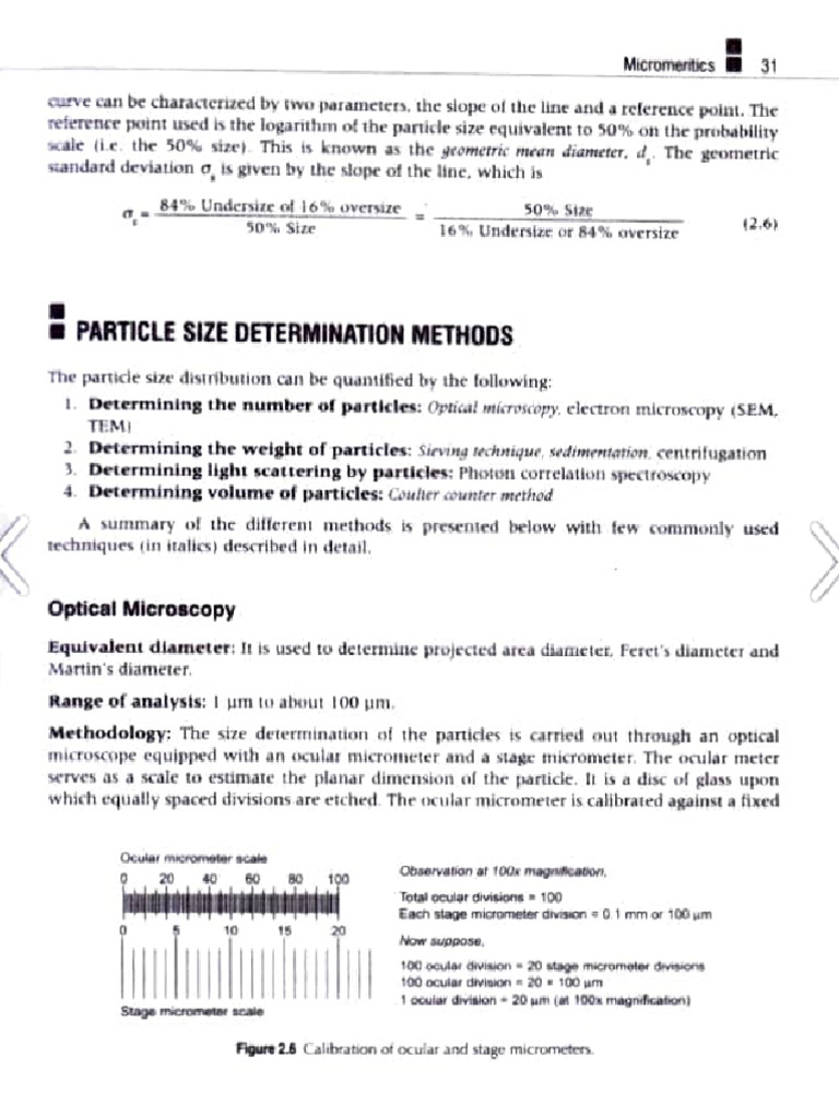 Particle Size Determination | PDF