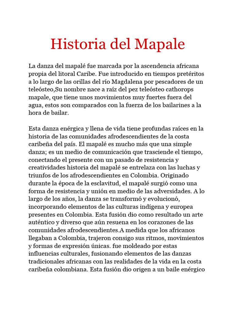 Historia Del Mapale | PDF