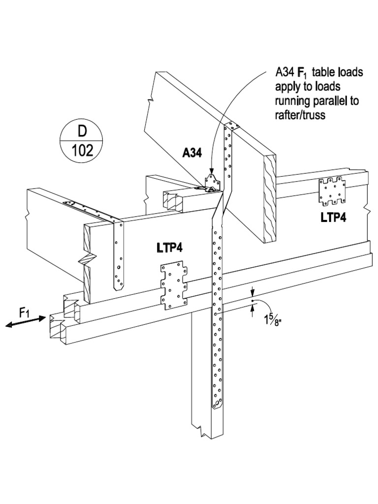C D102 2DP Cad ISO Instld HWRC-D102-Lateral-Load | PDF
