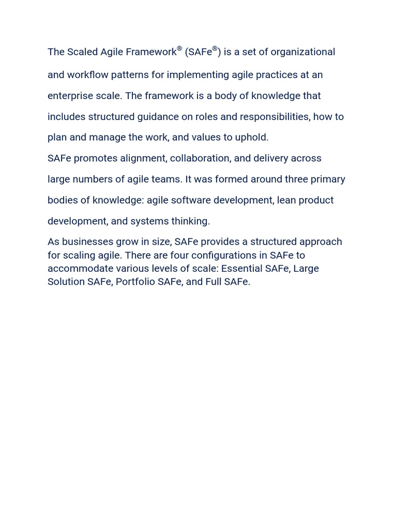 SAFE Framework | PDF