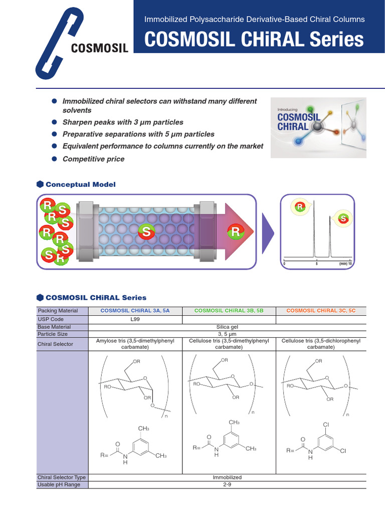 Cosmosil Chiral Series | PDF